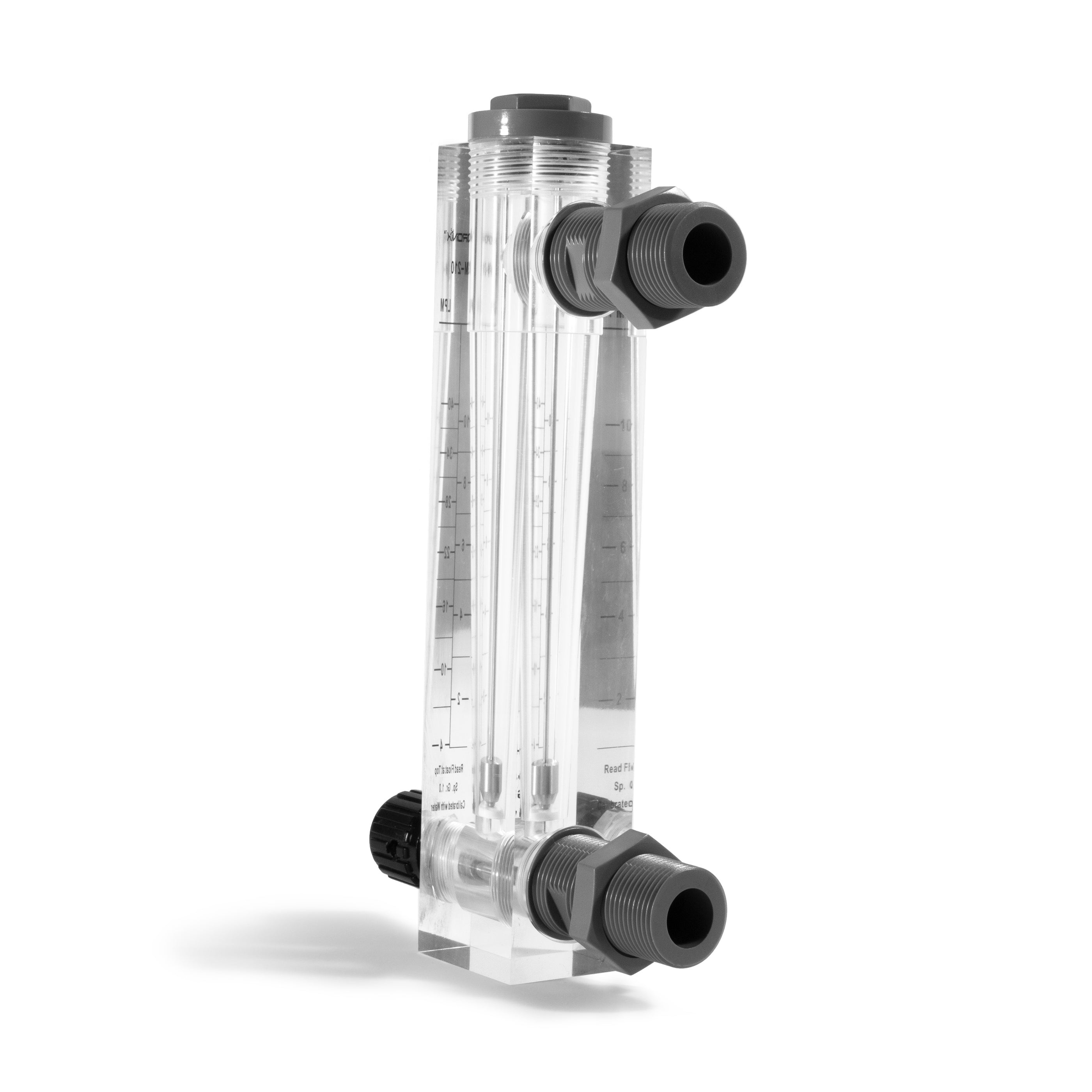 Hydronix AFM-216 Panel Mount Flow Meter 2 - 16 GPM Adjustable 3/4" MNPT ...