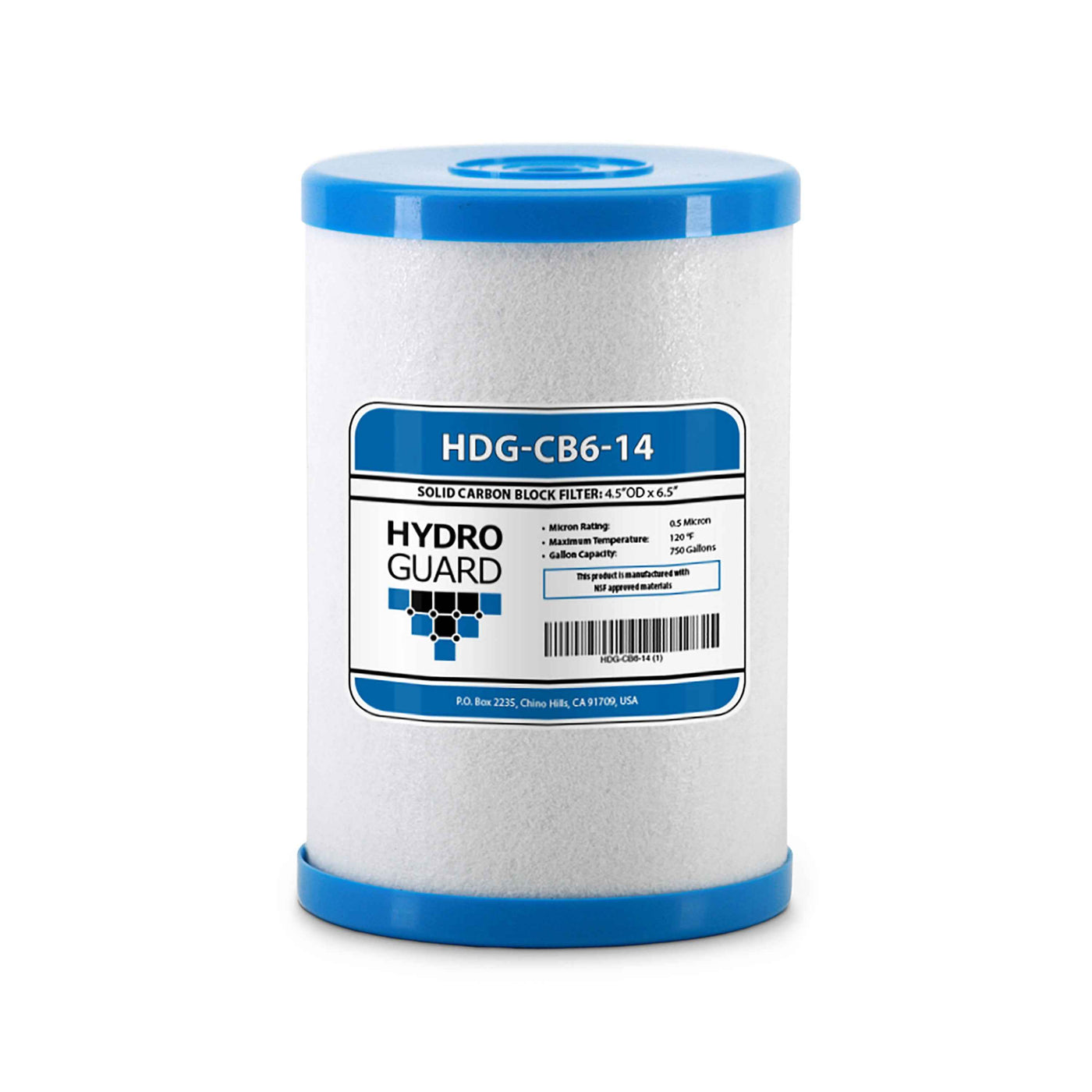 Hydro Guard HDG-CB6-14 (CB6) Carbon Block Water Filter Replacement ...