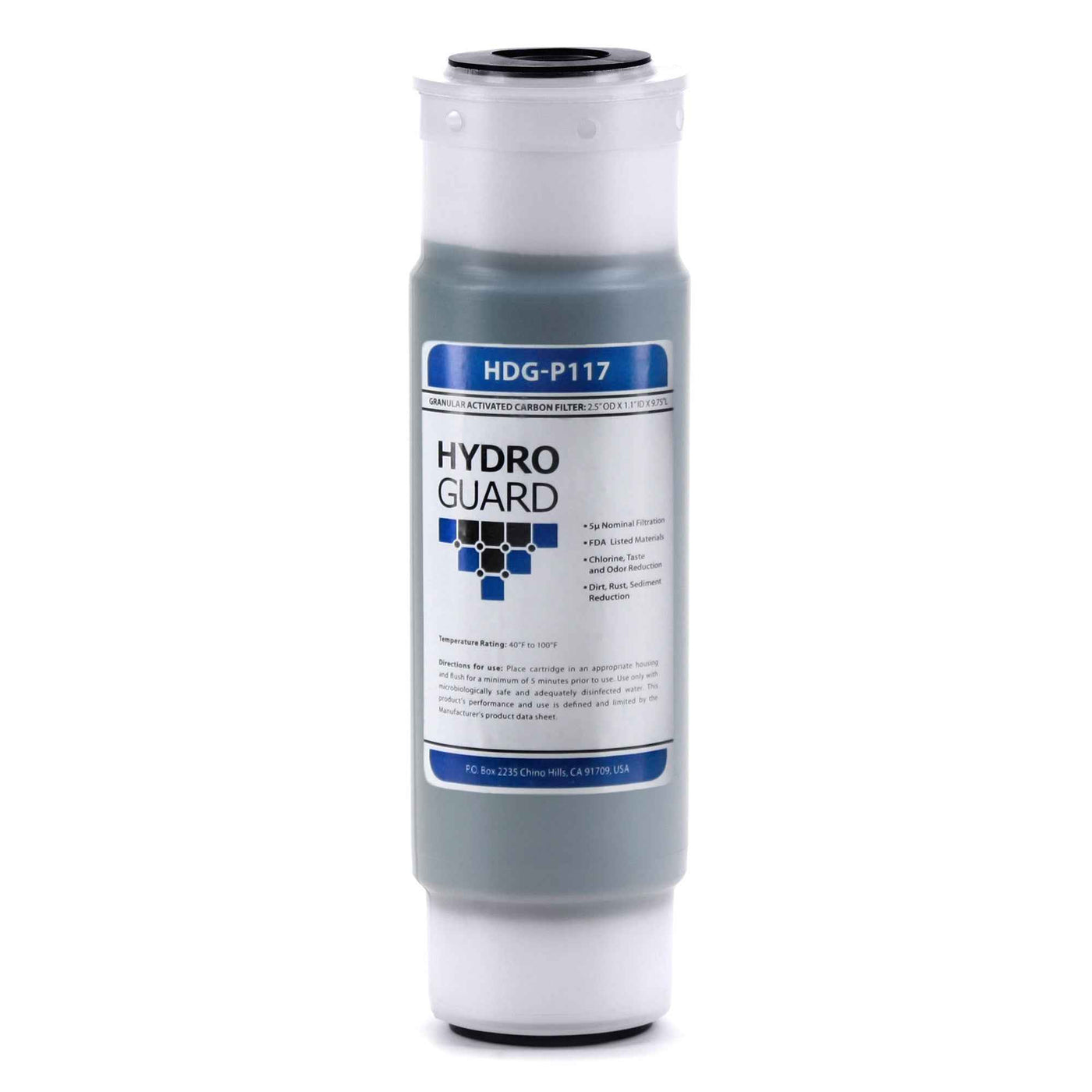 Hydro Guard HDG-P117 Universal GAC Water Filter Cartridge ...