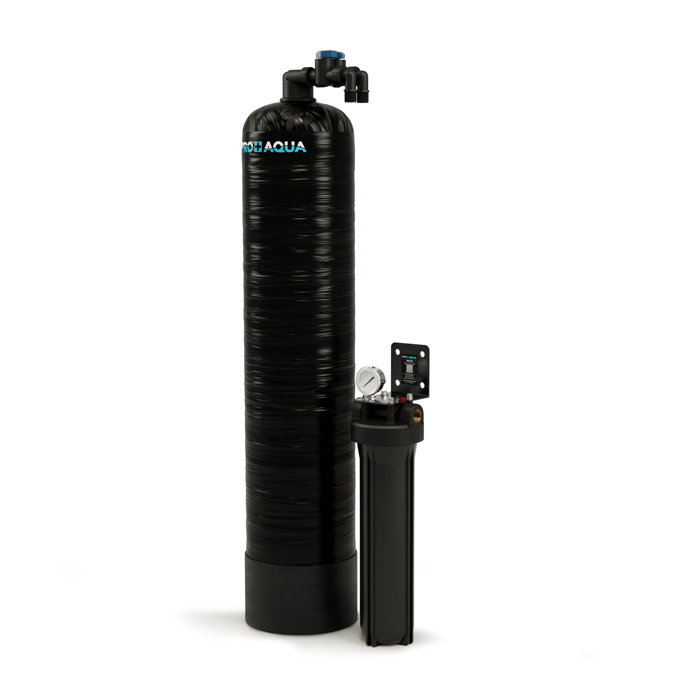 20 GPM Salt-Free Whole House Water Softener with Single-Stage Carbon ...