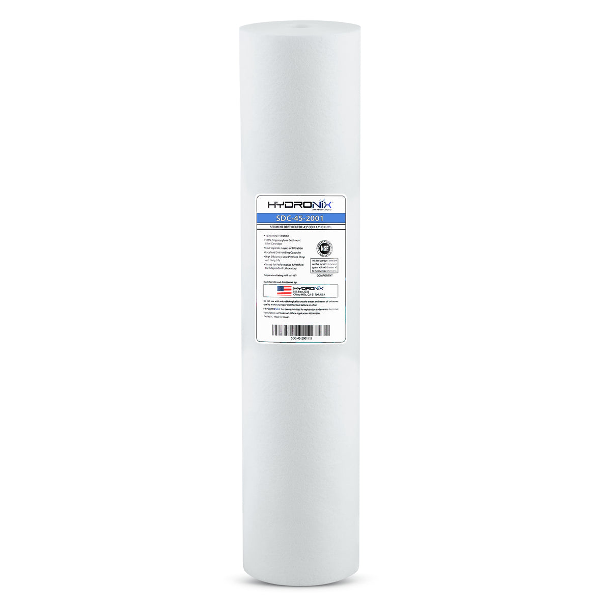 Whole House Hydroponics Commercial Sediment Water Filter 20", 1 μm ...