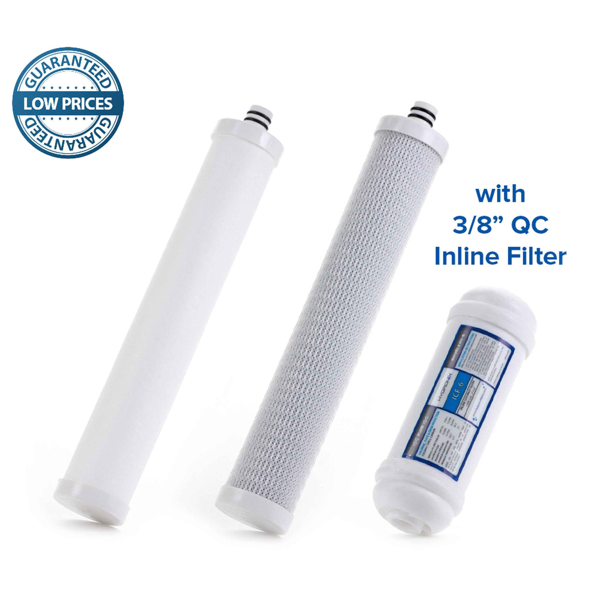 Culligan RO Filter Set for AC-30 AC30 Reverse Osmosis System with 3/8 ...