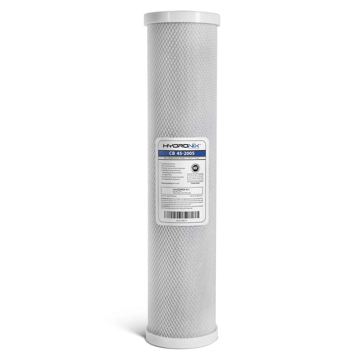Hydronix CB-45-2005 Whole House, Hydroponics, Commercial Carbon Block ...