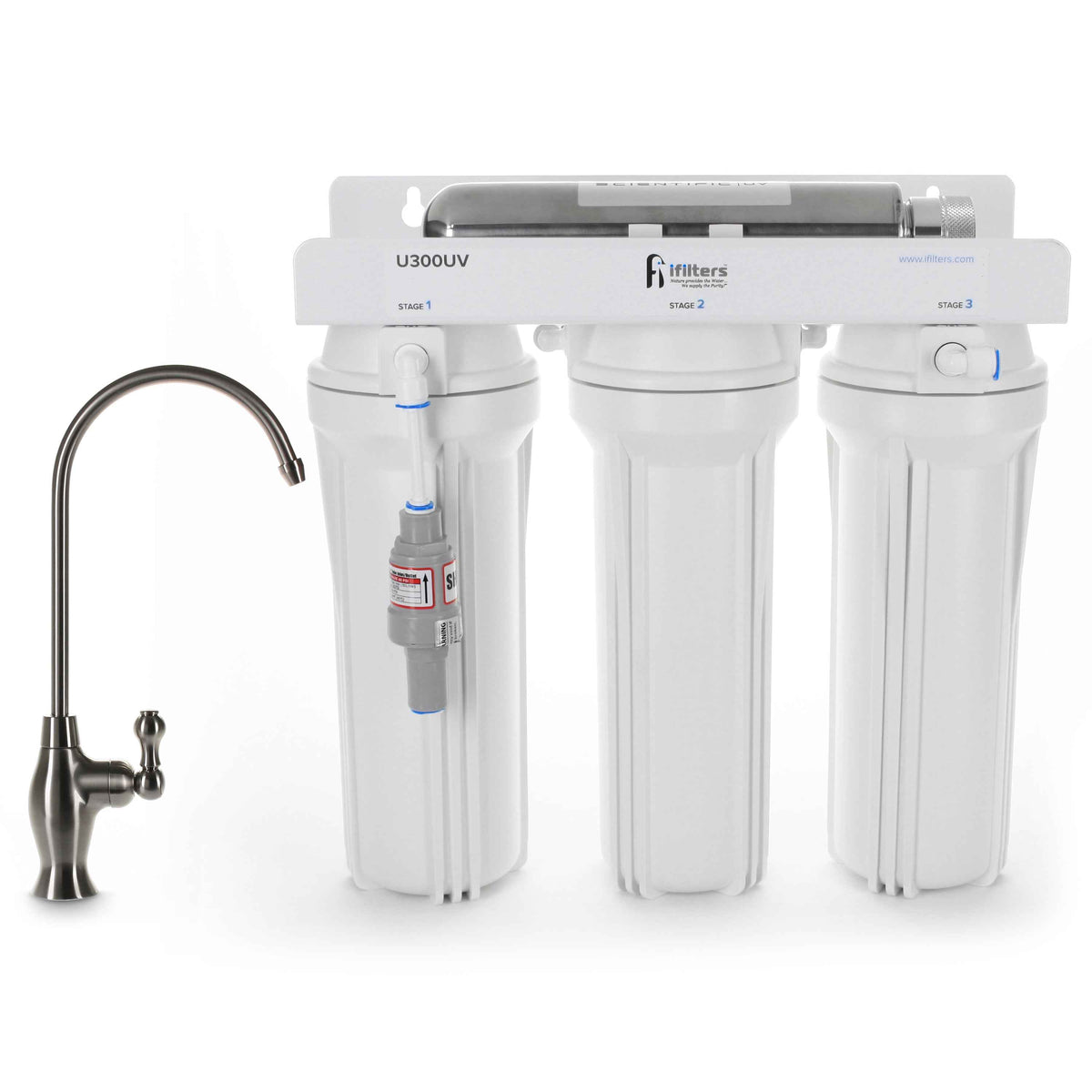 UV Drinking Water Filtration Purifier System 4 Stage Filter & Steriliz ...