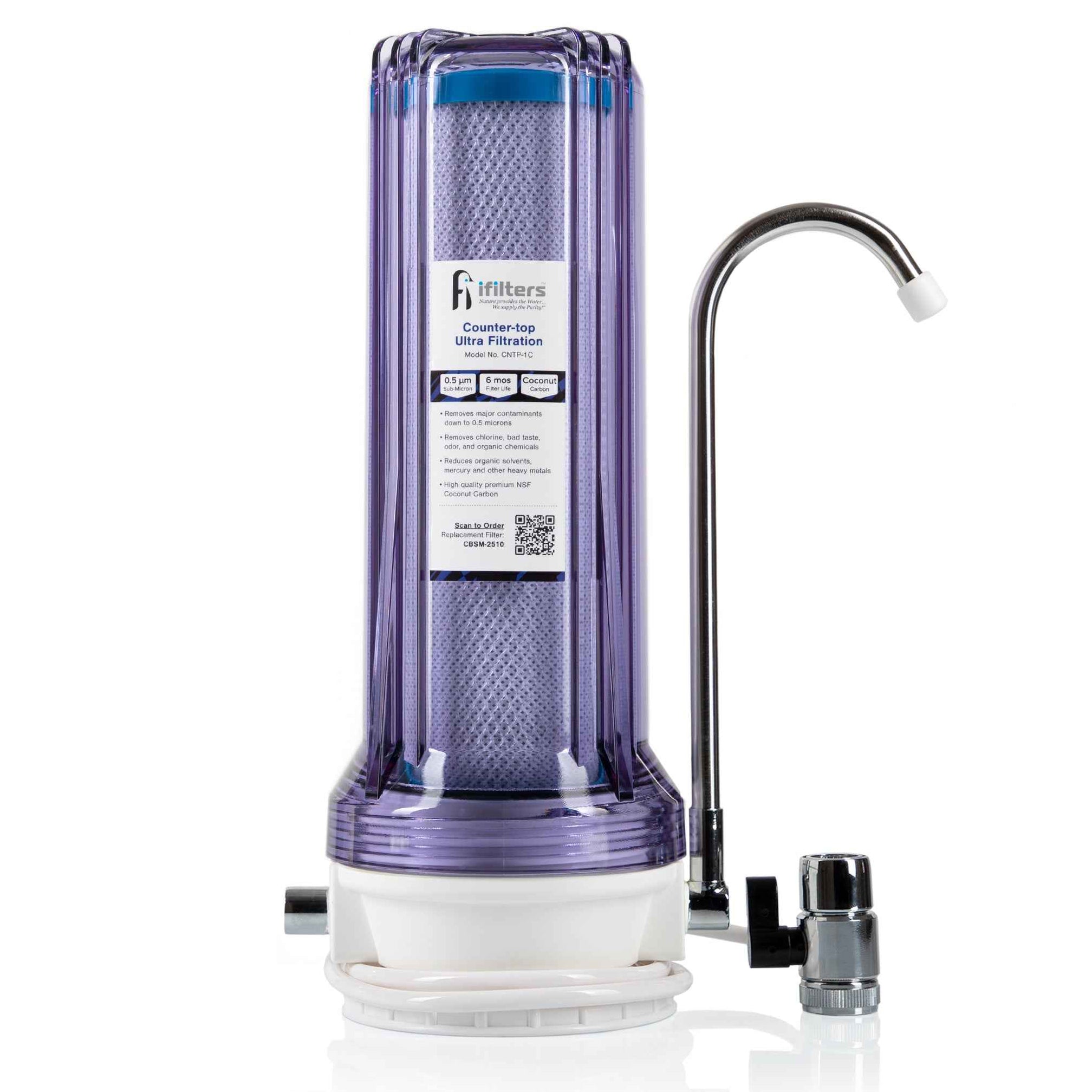 Countertop Ultra Drinking Water Filter For VOCs Chlorine, Clear ...