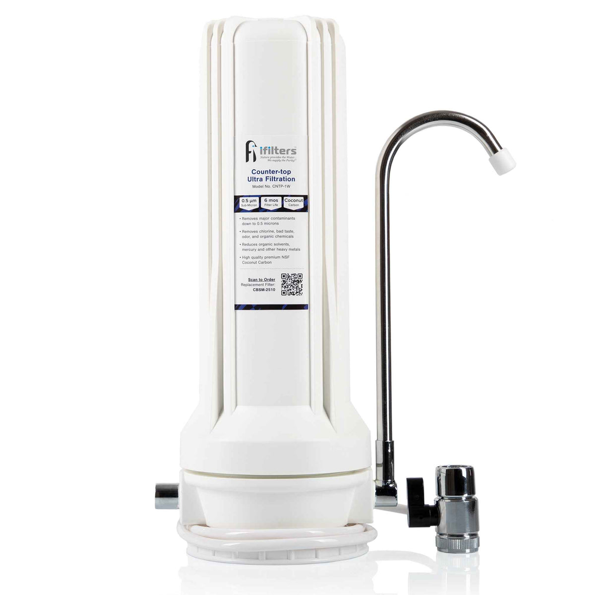 Countertop Ultra Drinking Water Filter For VOCs Chlorine, White ...
