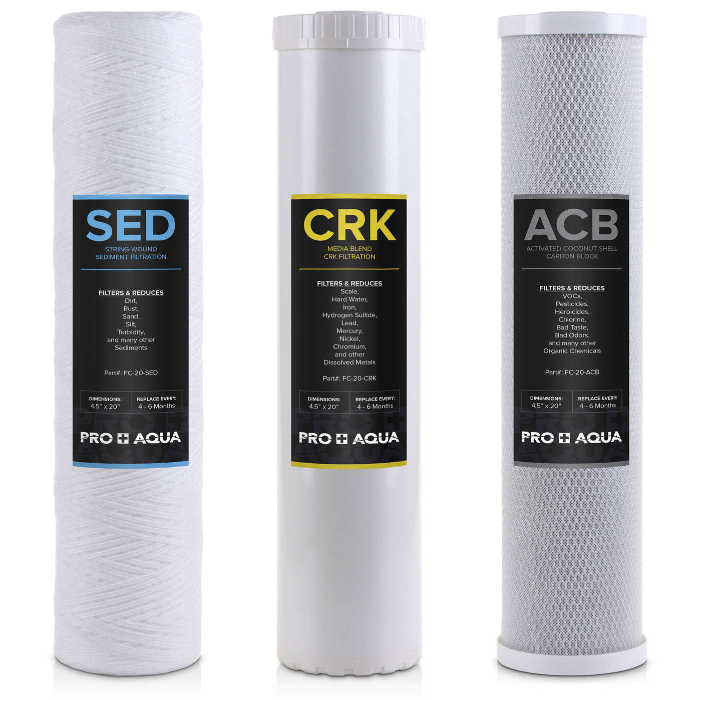 PRO+AQUA FC-PK-100E Whole House Heavy Metals Well Water Filter ...