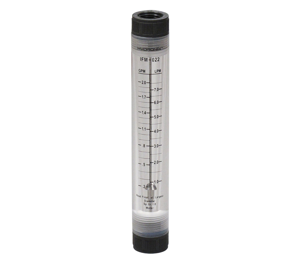 Hydronix IFM-022 Inline Flow Meter 0.2-2GPM | IFilters | Parts — iFilters