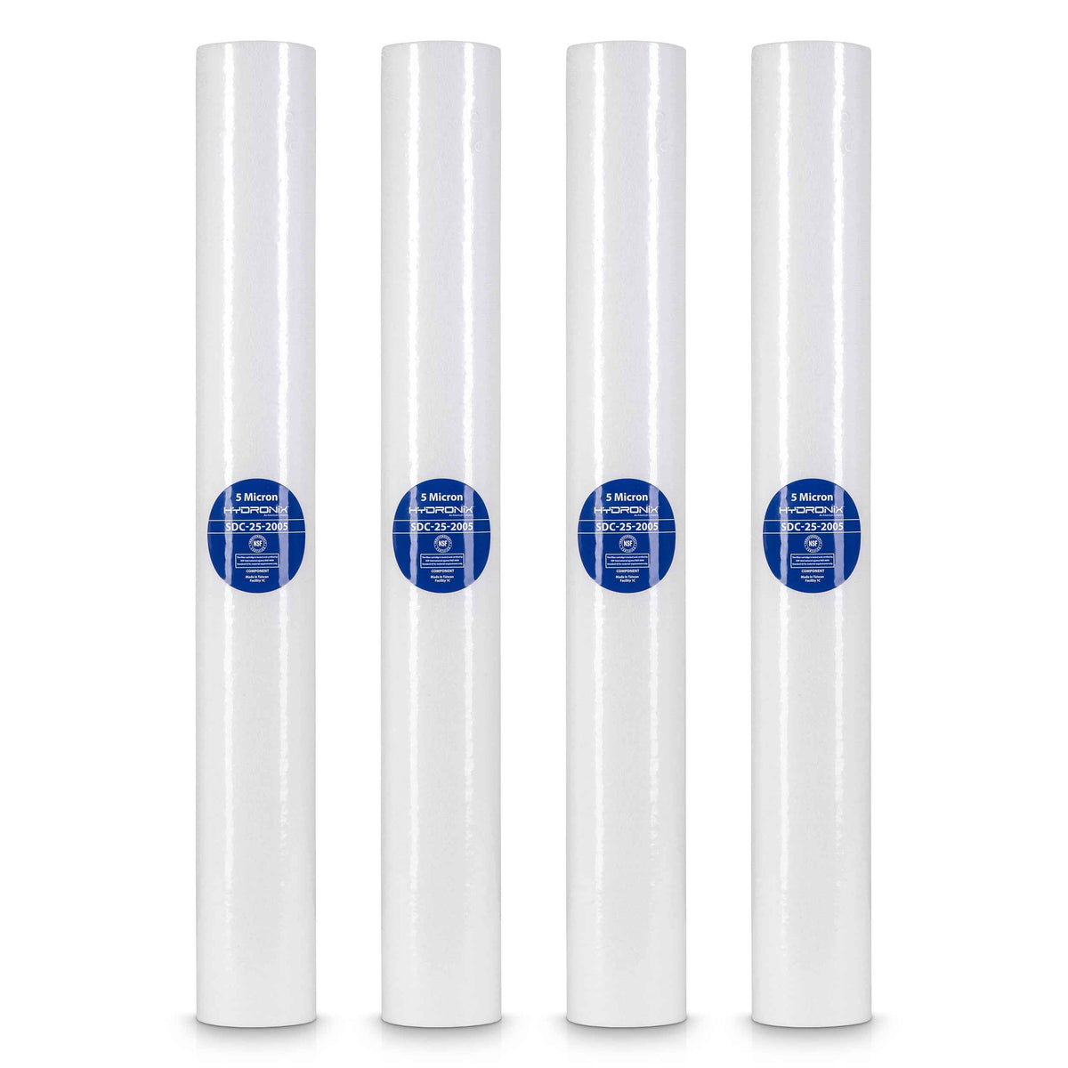 4 Sediment Water Filters - Whole House, RO Systems, Hydroponics, 2.5" x ...