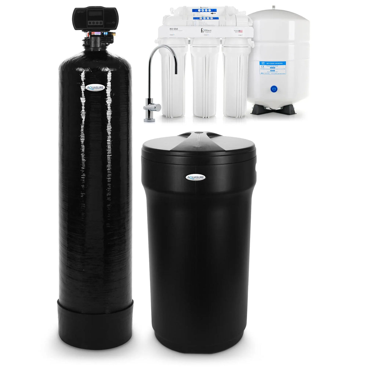 iFilters WS-EM-64-RO50 Reverse Osmosis System & Whole House Water ...